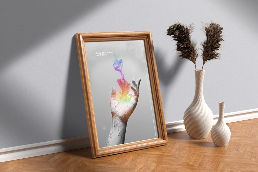 Bless the Lord – Christian Wall Art Printable, Psalm 103 Poster ...