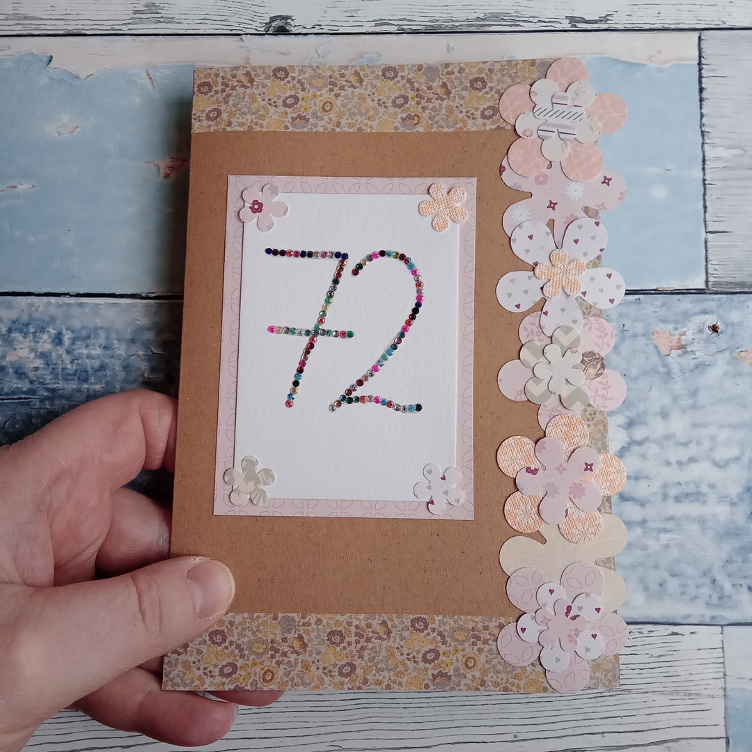 72nd Birthday Card. 72 - Etsy