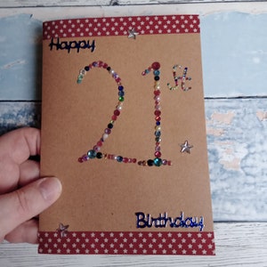 21st Birthday Card, Blank Inside, 21 - Etsy