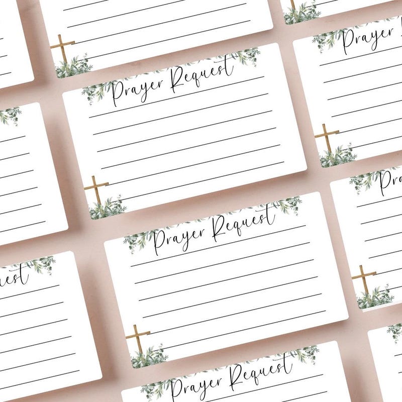 Prayer Request Cards - Etsy