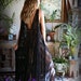 Black Lace Backless Nightgown Lace Lingerie Black Lace Sleepwear ...