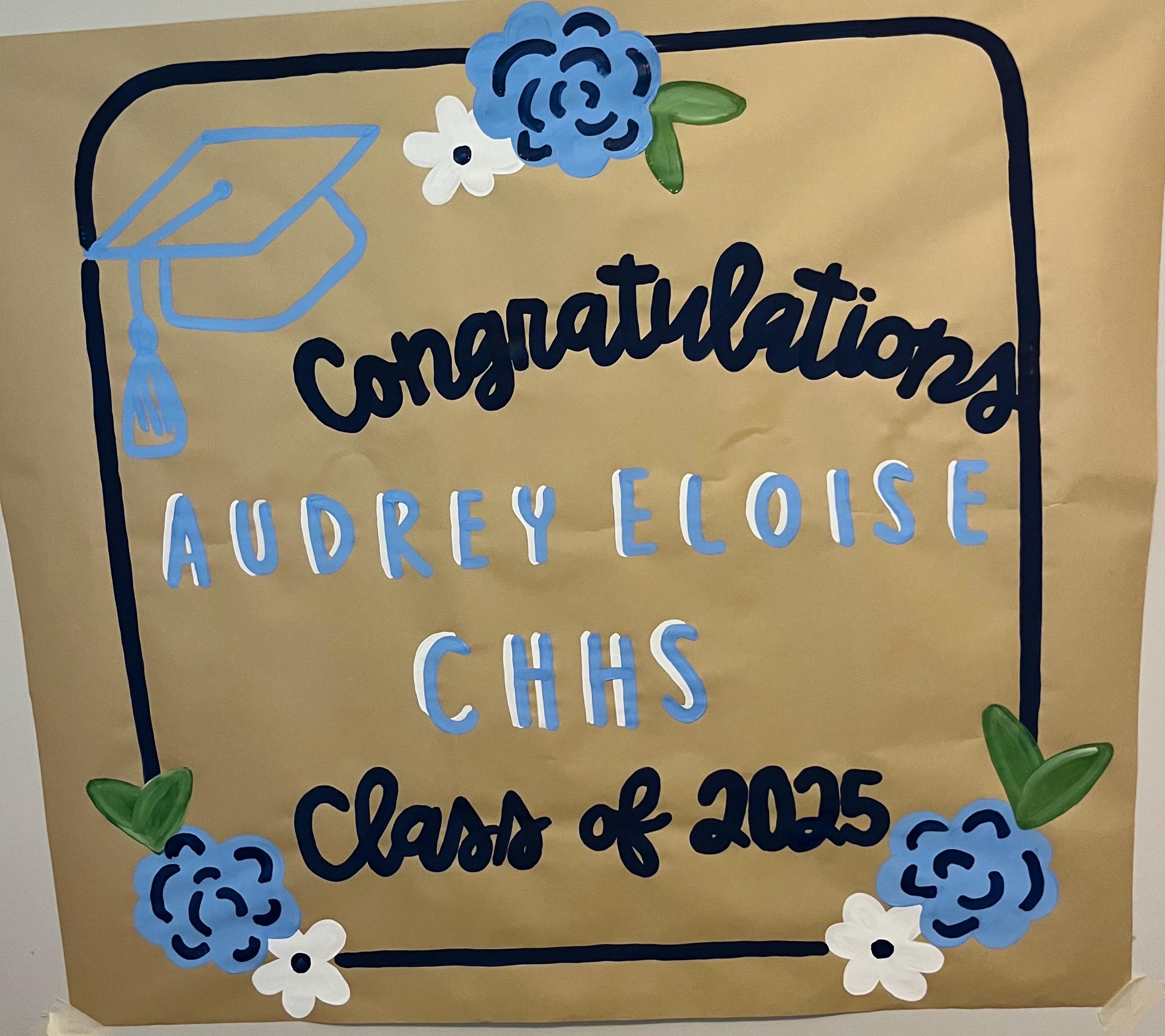 Hand Painted Custom Graduation Banner - Etsy