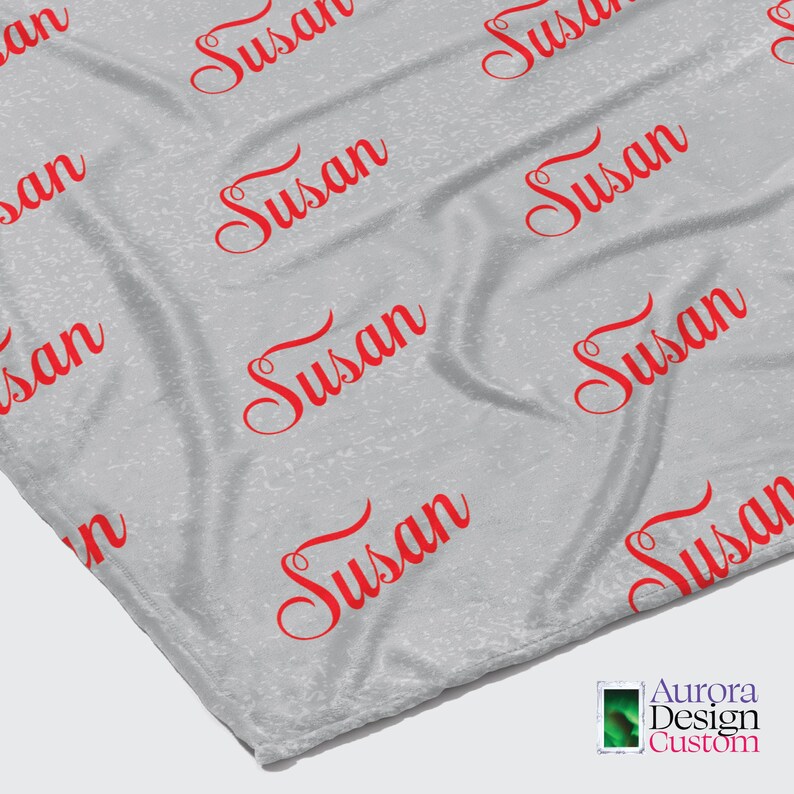 Personalized Cola Throw Blanket: Custom Name Coke-inspired Sherpa or ...