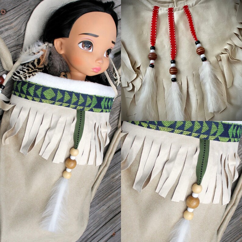 Dress/cradle Board Papoose Set Native American Girl Inspired Set for ...