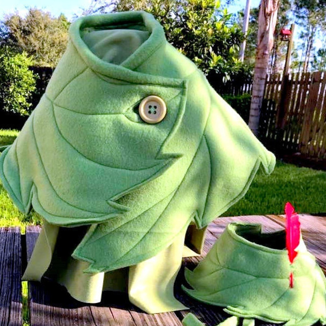 Tinker Bell Leave Cape and Leave Hat Winter Outfit for | Etsy