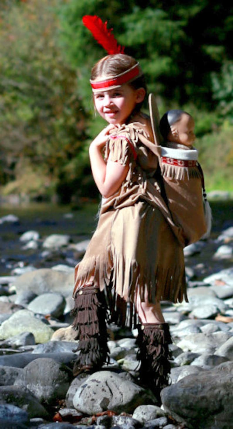 Native American Girl Inspired Papoose Baby Doll Carrier Fits - Etsy India