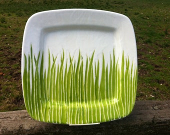 Classic Jessica Howard ORIGINAL Green Grass Rectangular | Etsy