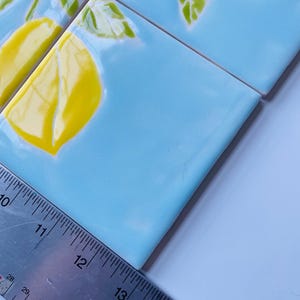 Tile Mosaic, Kitchen Backsplash, Lemon Tree, Handpainted Ceramic Tiles ...