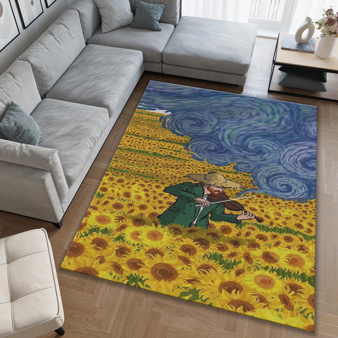 Rug, Vincent Van Gogh, the Starry Night, Carpet, Van Gogh Painting, the ...