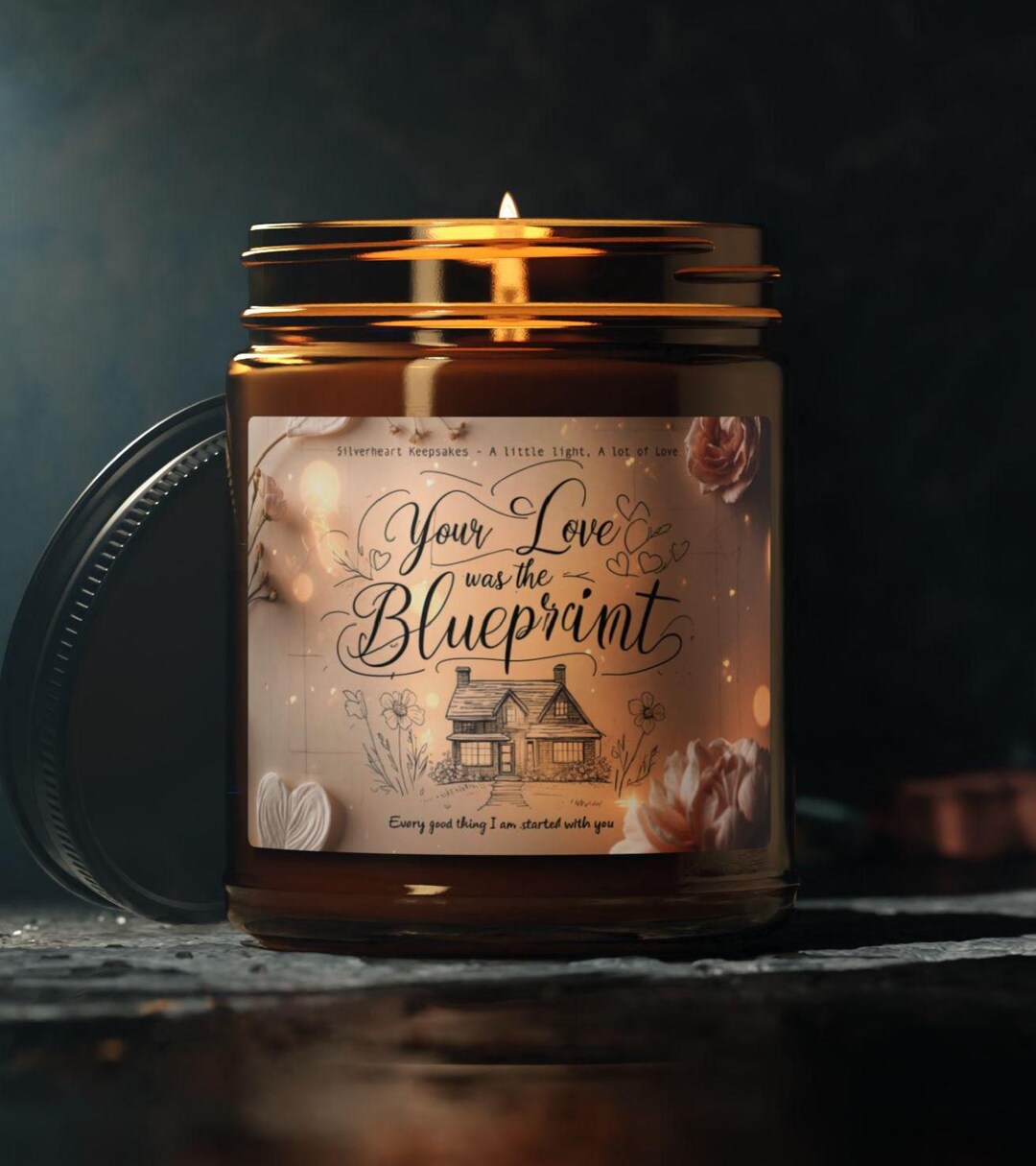 Gift for Mom: "your Love Was the Blueprint" Soy Candle - Etsy