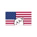 Kawaii USA Flag Bumper Sticker Chiikawa Cute Waving Bear, Funny ...