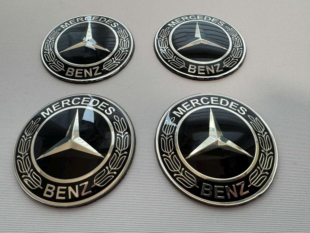 Set of 4 Pcs Black Glossy 75 Mm (2.95 Inch) Wheel Center Hub Cap ...