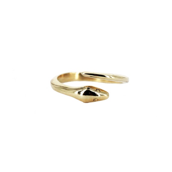 Brass Snake Ring | Etsy