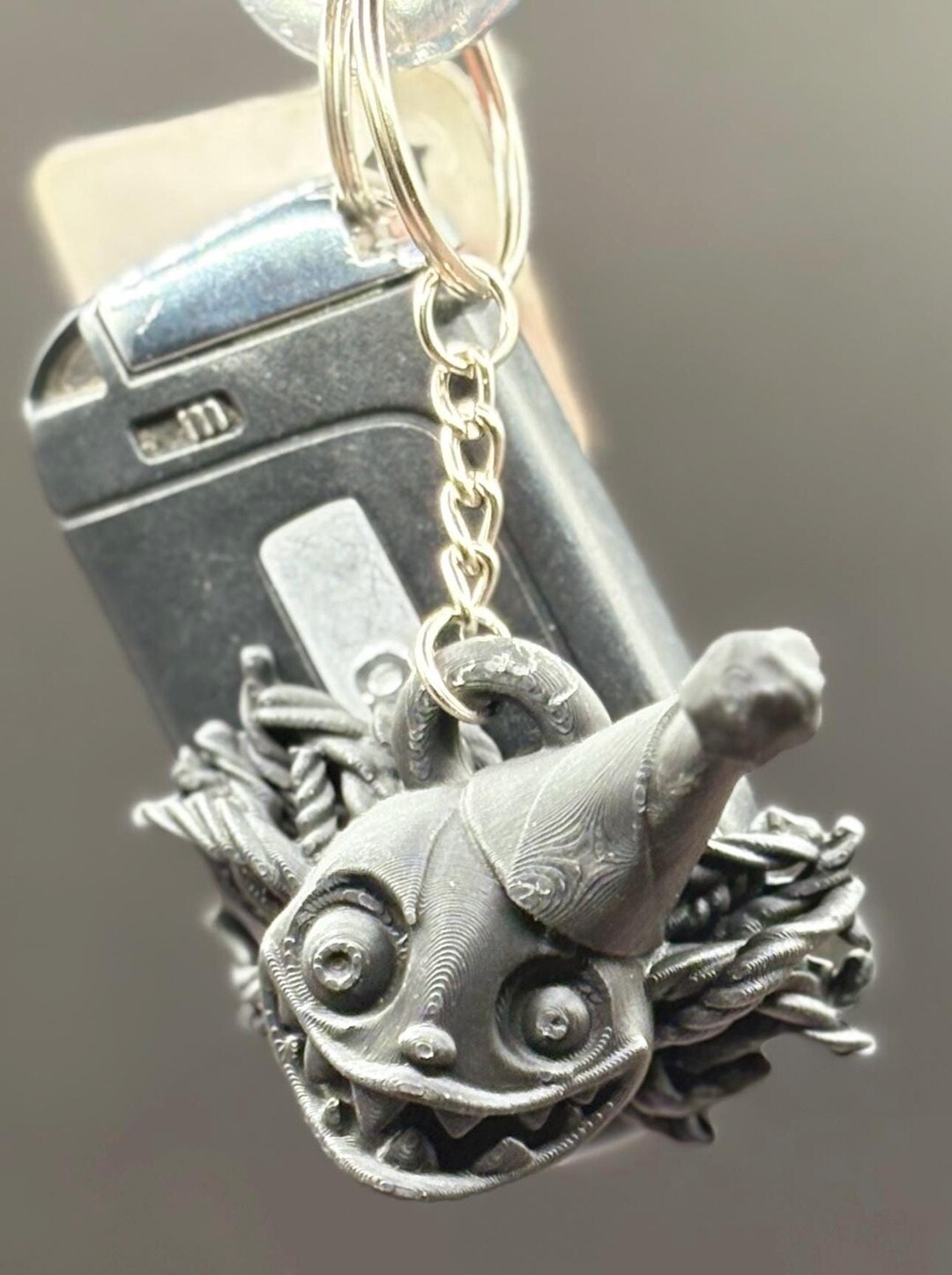 Creepy Clown Keychain – 3D Printed Horror Gift, Spooky Circus Charm ...