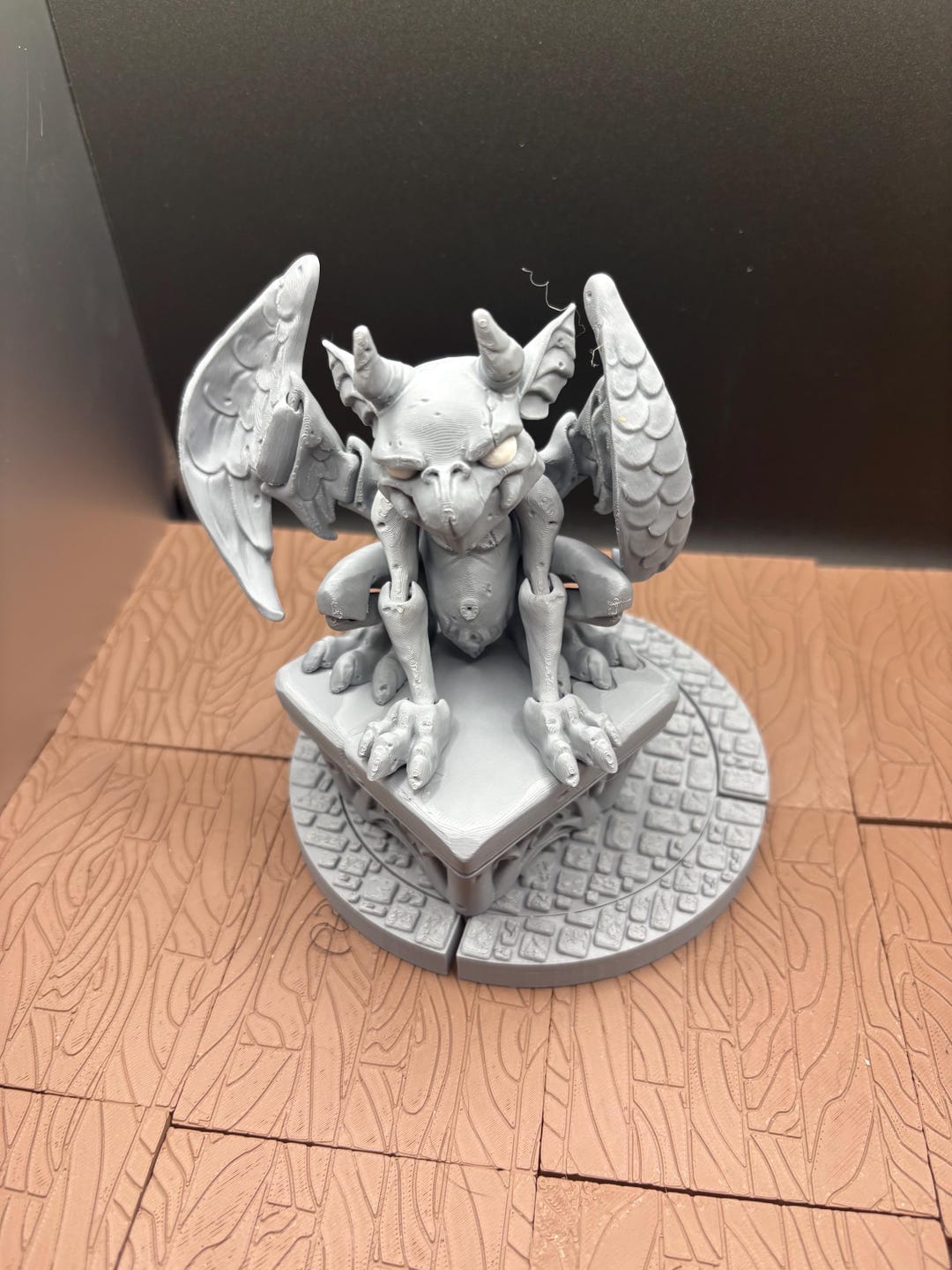 Articulated Gargoyle Flexi Statue – Gothic Fantasy Desk Decor | 3d ...