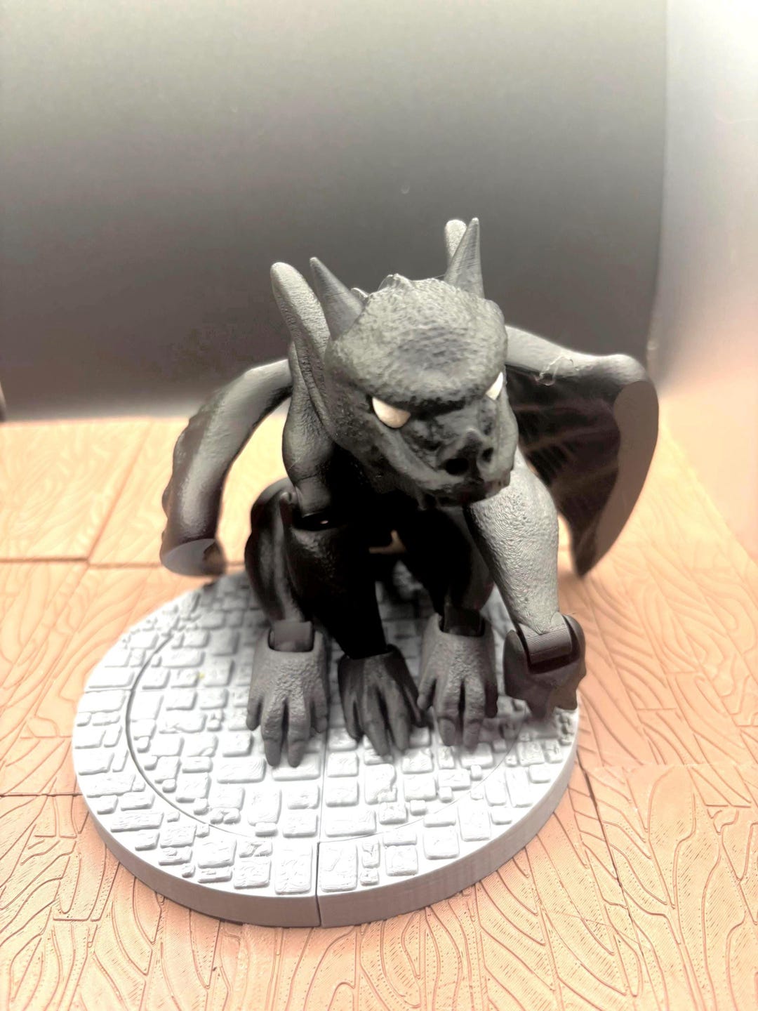 Articulated 3d-printed Gargoyle: Gothic Fantasy Desk Companion - Etsy