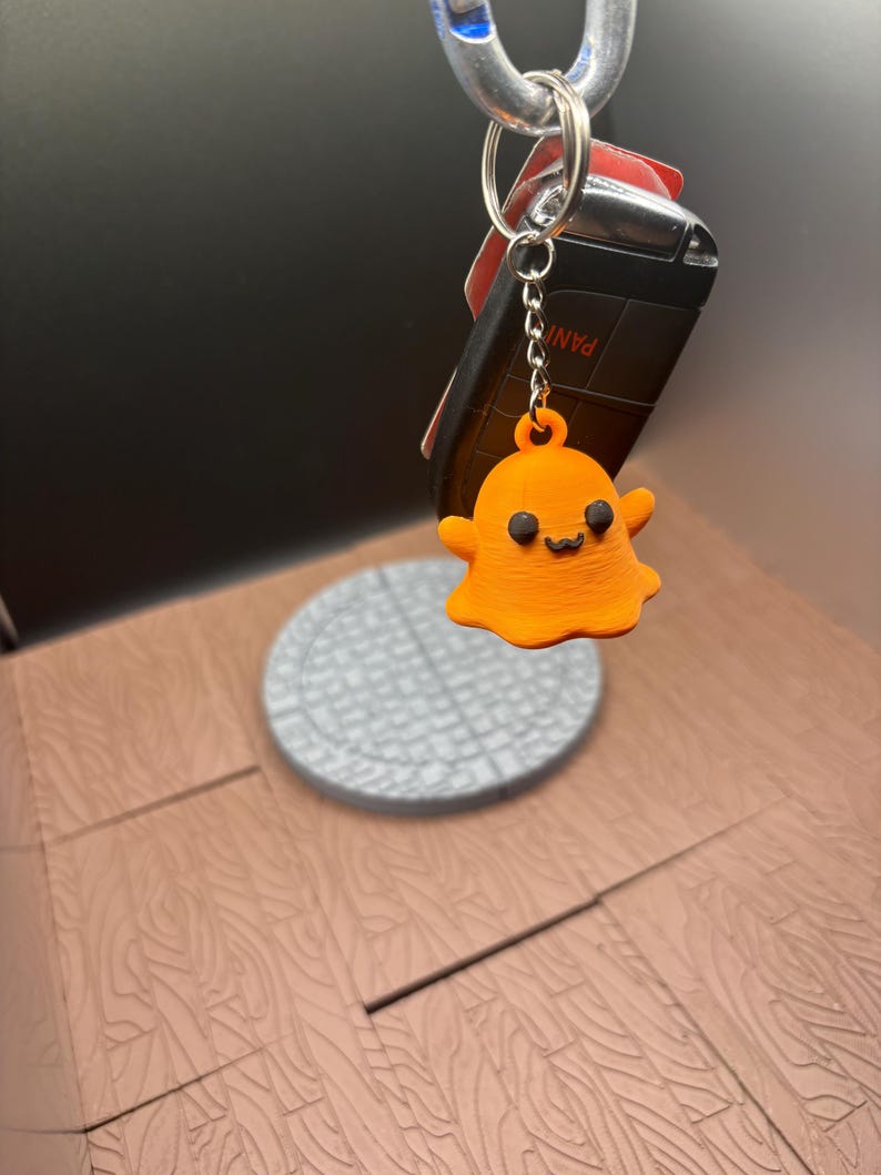 SCP-999 Keychain – Chibi Orange Slime Monster, 3D Printed Friendly ...