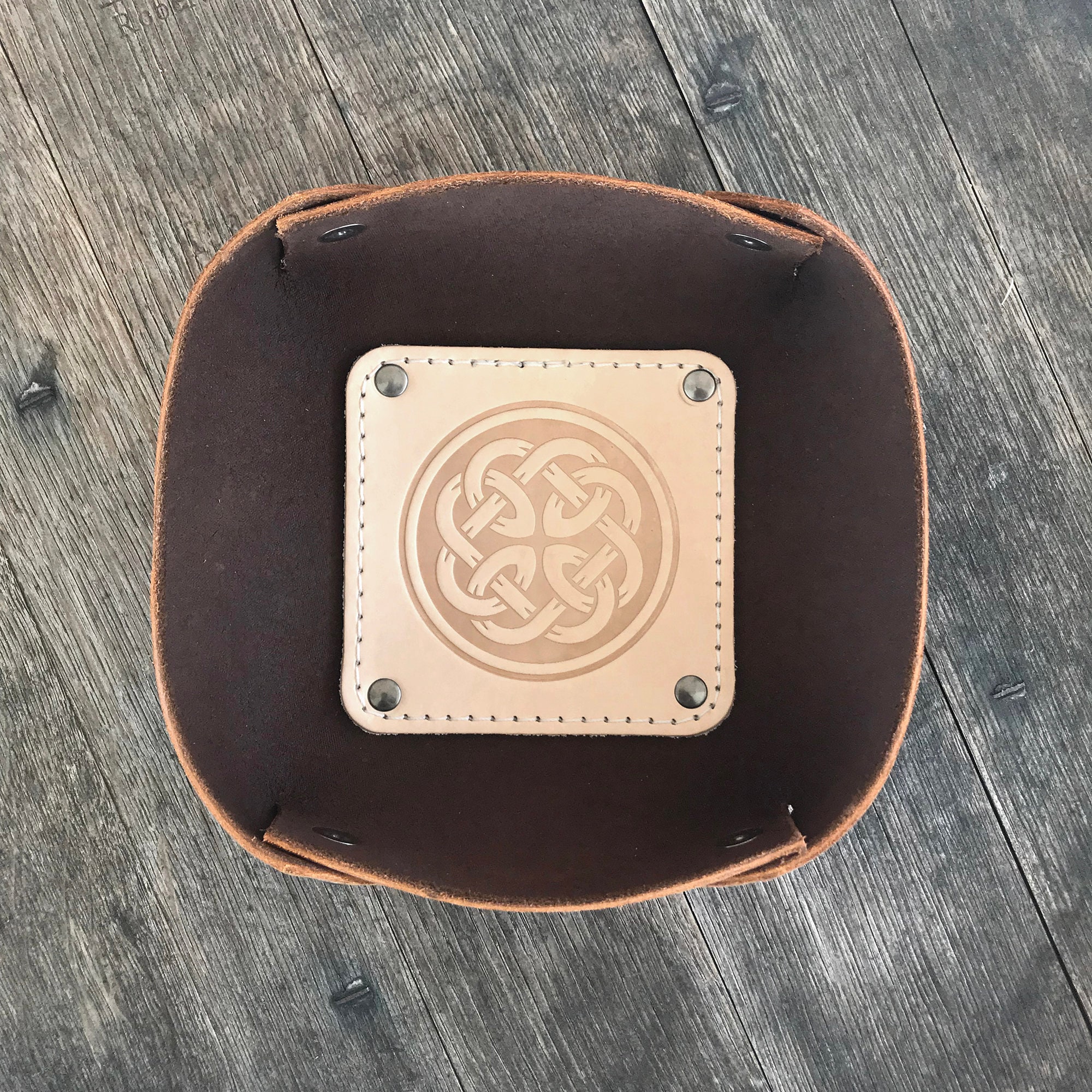 Leather Valet Tray Leather Catch All Custom Leather Tray | Etsy