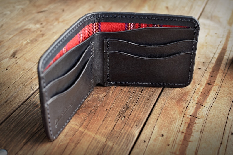 Ashford Bi-fold Wallet 4 Pocket Leather Wallet W/ | Etsy