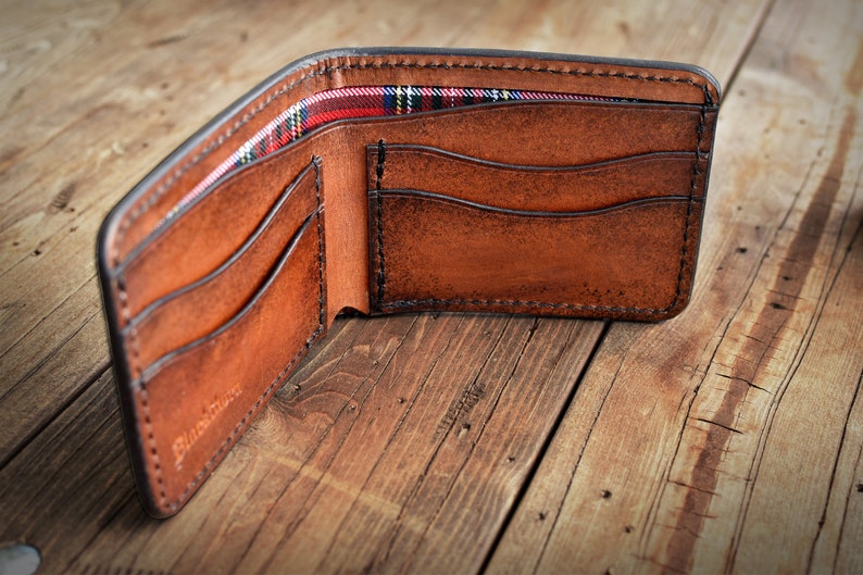 Ashford Bi-fold Wallet, 4 Pocket Leather Wallet W/ Personalization ...