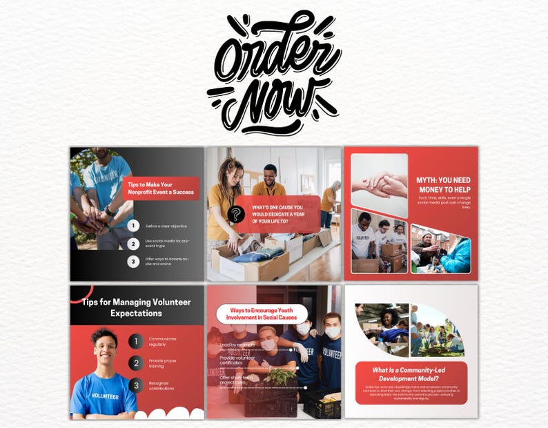 180 NGO Canva Templates, Social Media Marketing (digital Download) - Etsy