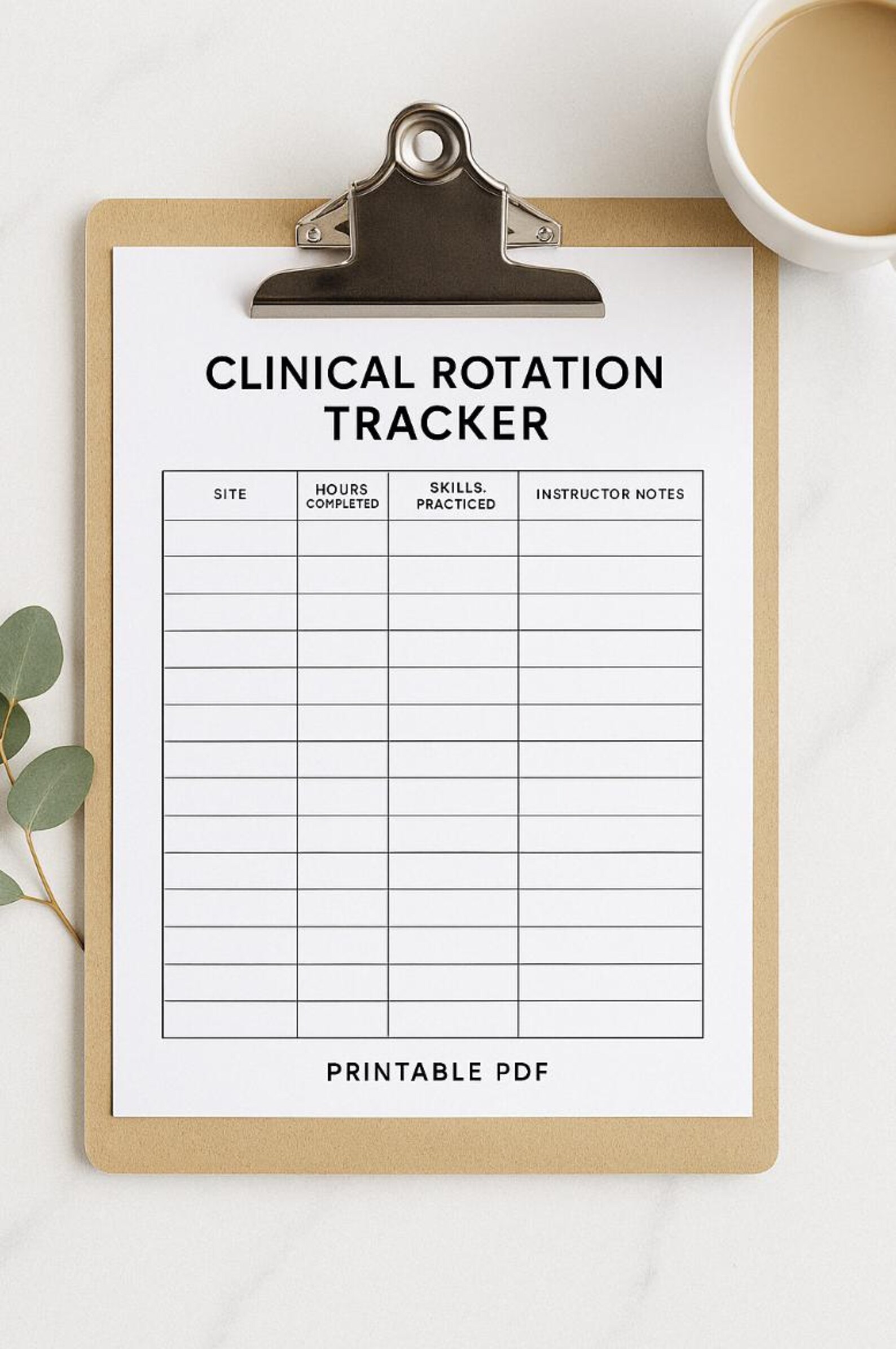 Clinical Rotation Tracker - Etsy