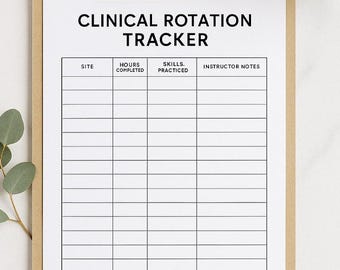 Ultimate Nursing School Bundle – Road Map, Clinical Planner, Rotation ...
