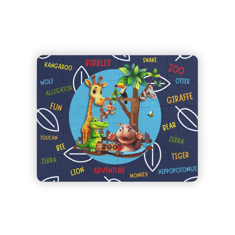 Bibbles Zoo Adventure Puzzle for Kids | 30-piece Educational Jigsaw ...