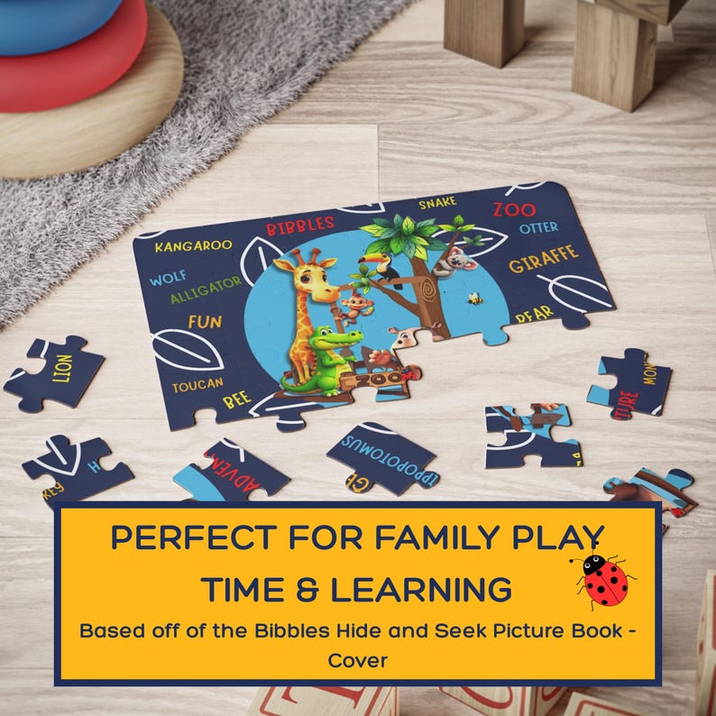 Bibbles Zoo Adventure Puzzle for Kids | 30-piece Educational Jigsaw ...