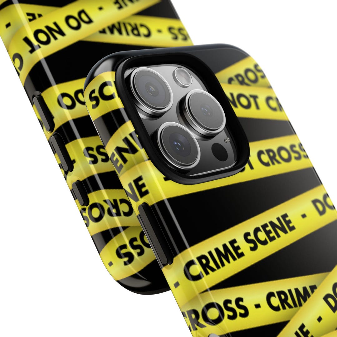 Crime Scene Phone Case, Tough Cases for Crime Lovers, Funny Gift for ...