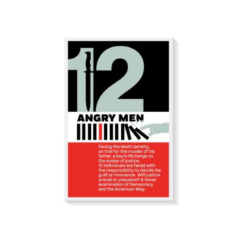 12 Angry Men | Original Concept Art - Etsy