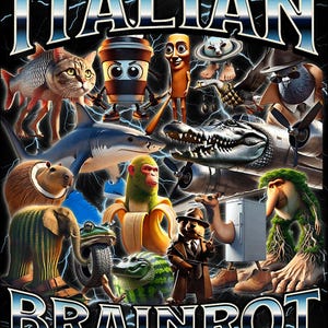 Italian Brain Rot Characters - Etsy