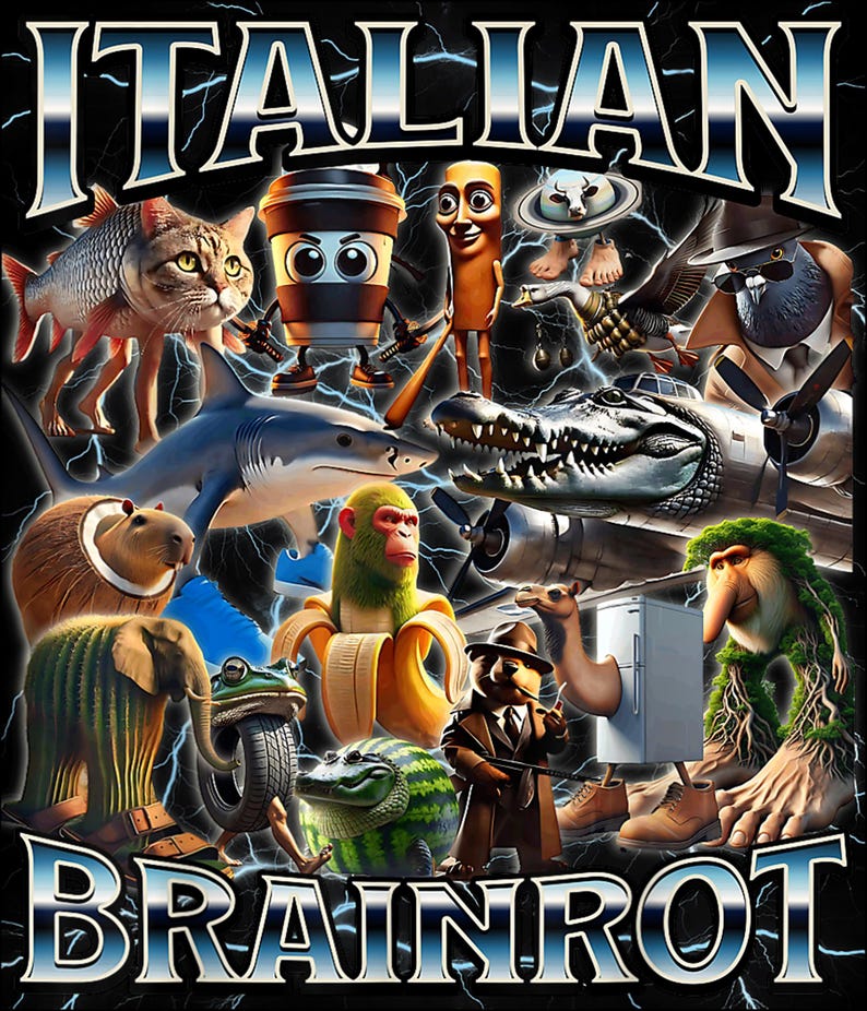Italian Brain Rot Characters - Etsy