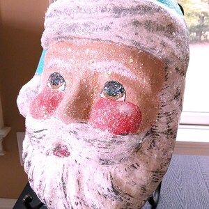 Large Santa Face Paper Mache - Etsy