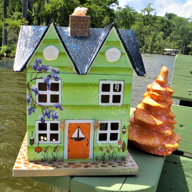 Paper Mache Houses - Etsy
