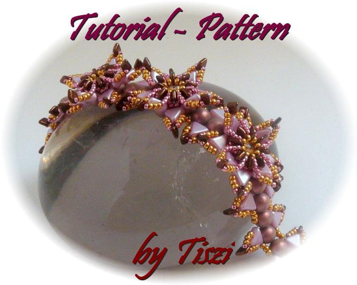Beading Pattern/tutorial of Beaded Bracelet Relinda With Kheops Pa Puca ...