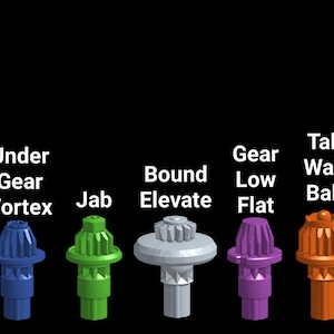 Two Black Custom Beyblade X Bits + BONUS Bit [PETG] - Etsy
