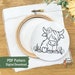 Highland Cow Hand Embroidery PDF Pattern Digital Download - All Skill ...