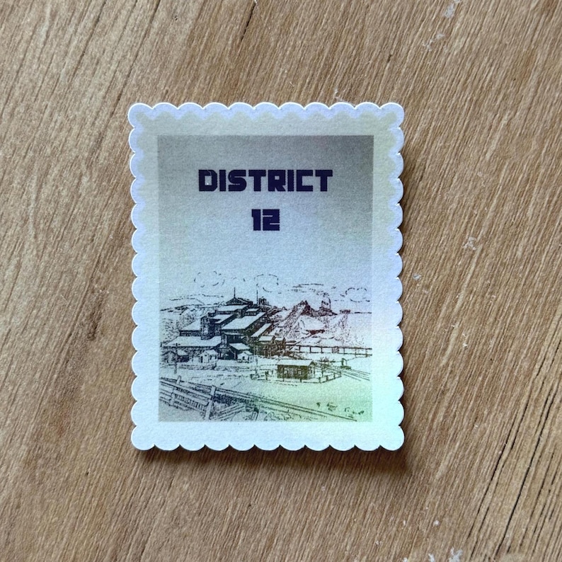 Holographic District 12 Sticker: Hunger Games Inspired Bookish Decal - Etsy