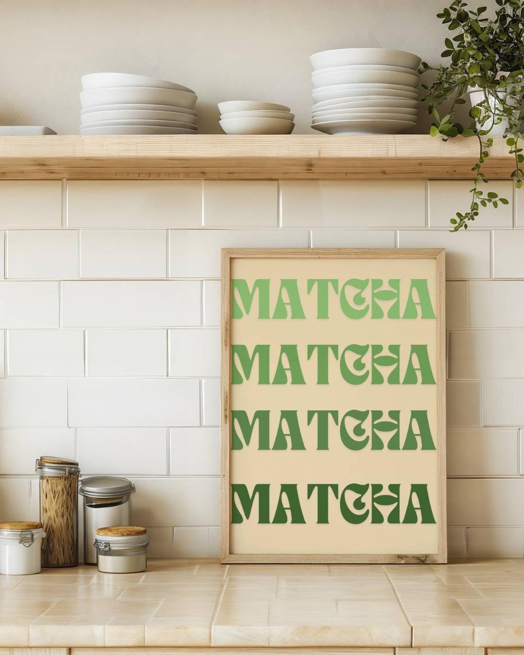 Matcha Matcha Matcha Matcha Art Print | Matcha Poster | Kitchen Decor ...