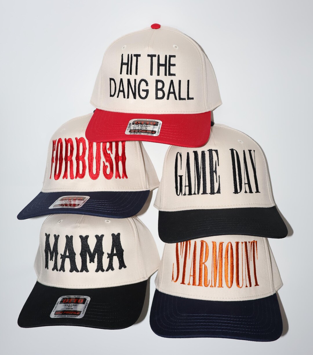 Custom Team Hats, Baseball Mom, Embroidered Hat, Trucker Hat - Etsy