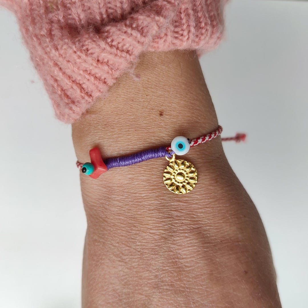 Martis Bracelet, Greek March With Semiprecious Stones, Martaki ...