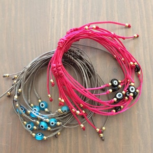 Evil Eye Red String Bracelet, Protection Bracelet, Unisex Spiritual ...