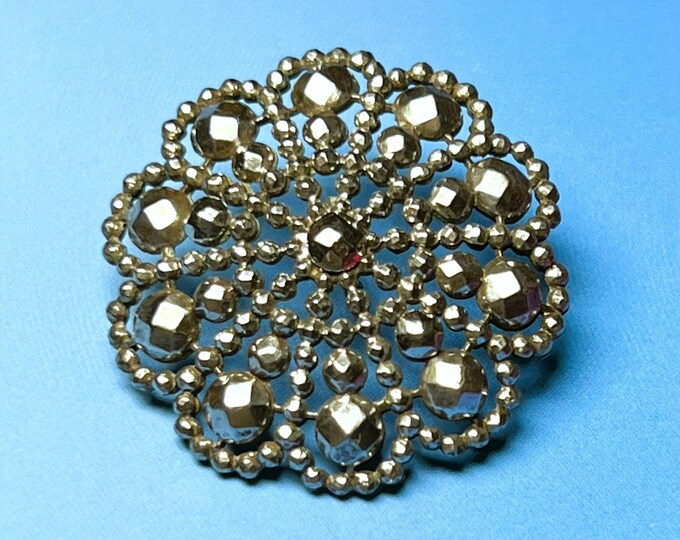 Antique Cut Steel Openwork Button - Etsy