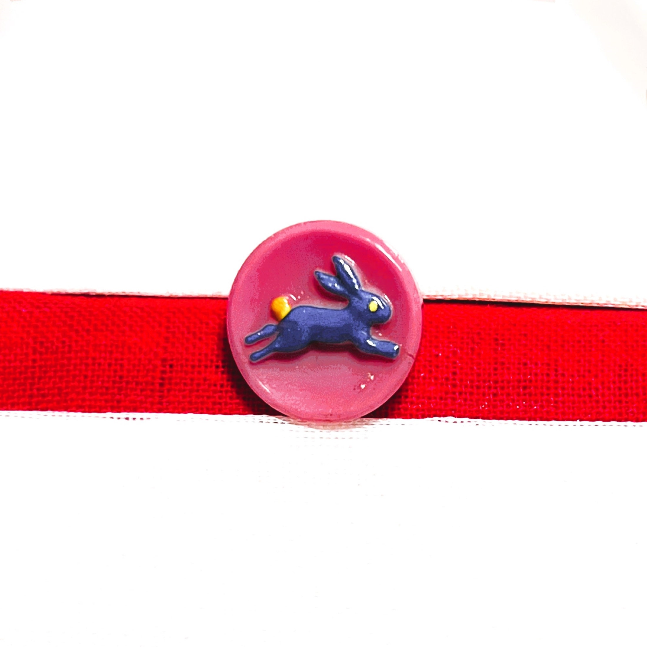 Vintage Glass Animal Kiddie Buttons, Choose ONE, Rabbit, Dog, Horse ...