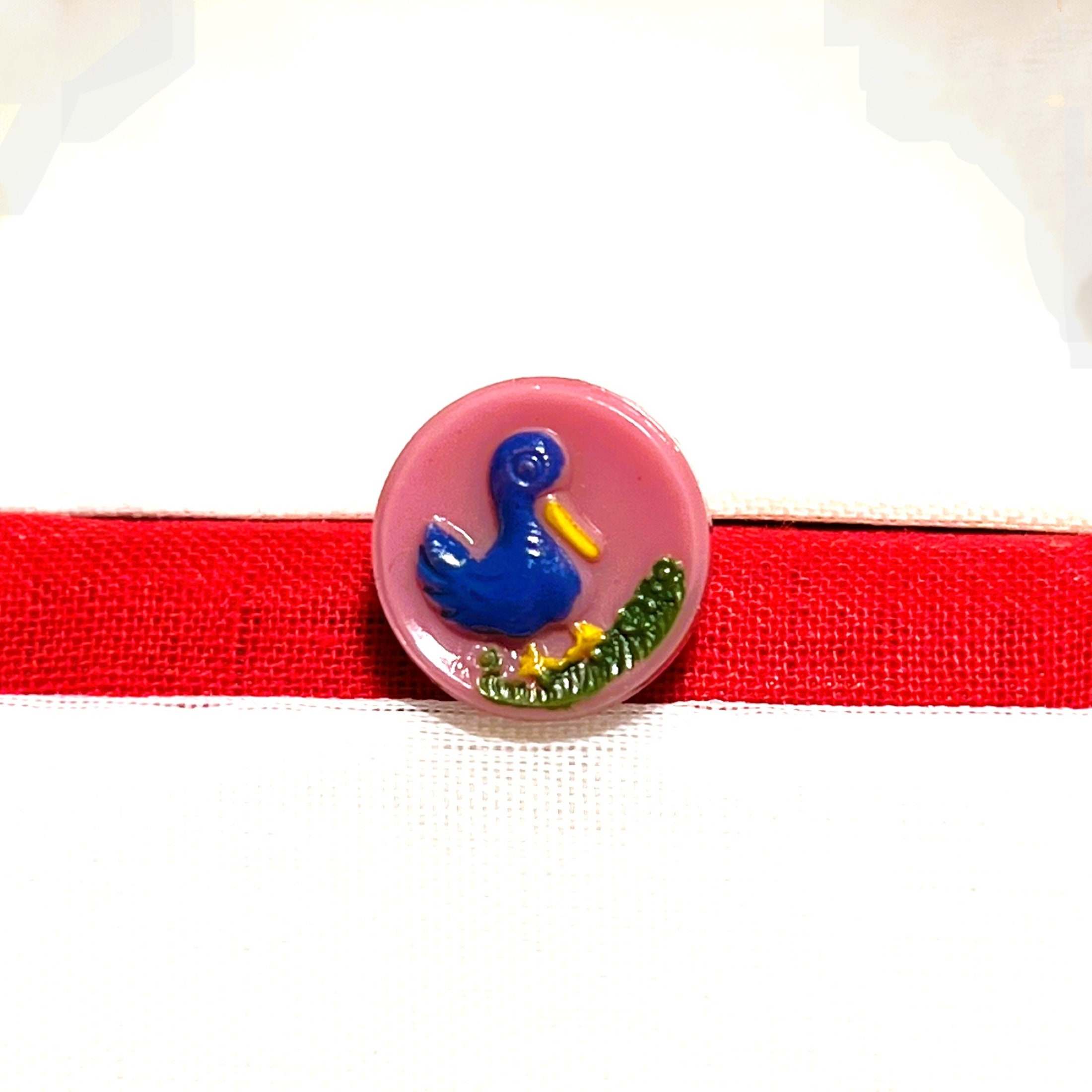 Vintage Glass Animal Kiddie Buttons, Choose ONE, Rabbit, Dog, Horse ...