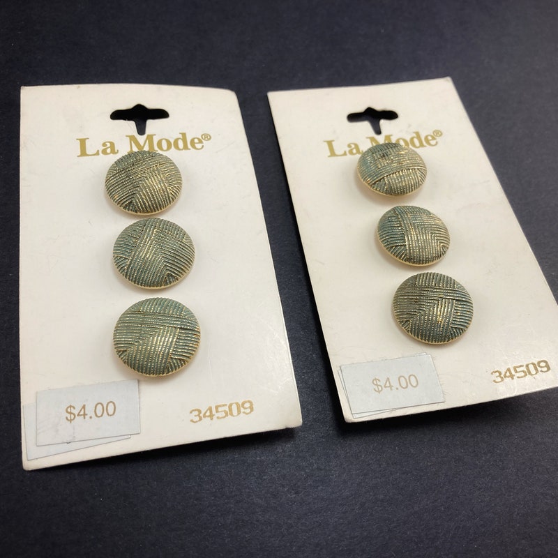 Embossed Buttons - Etsy