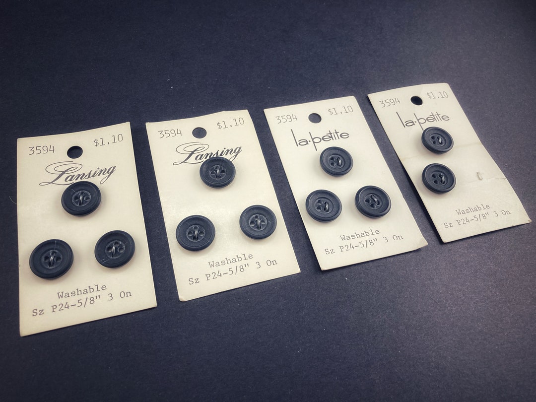 Vintage Blue Matte Finish Buttons I Navy Buttons I Shirt Buttons I ...