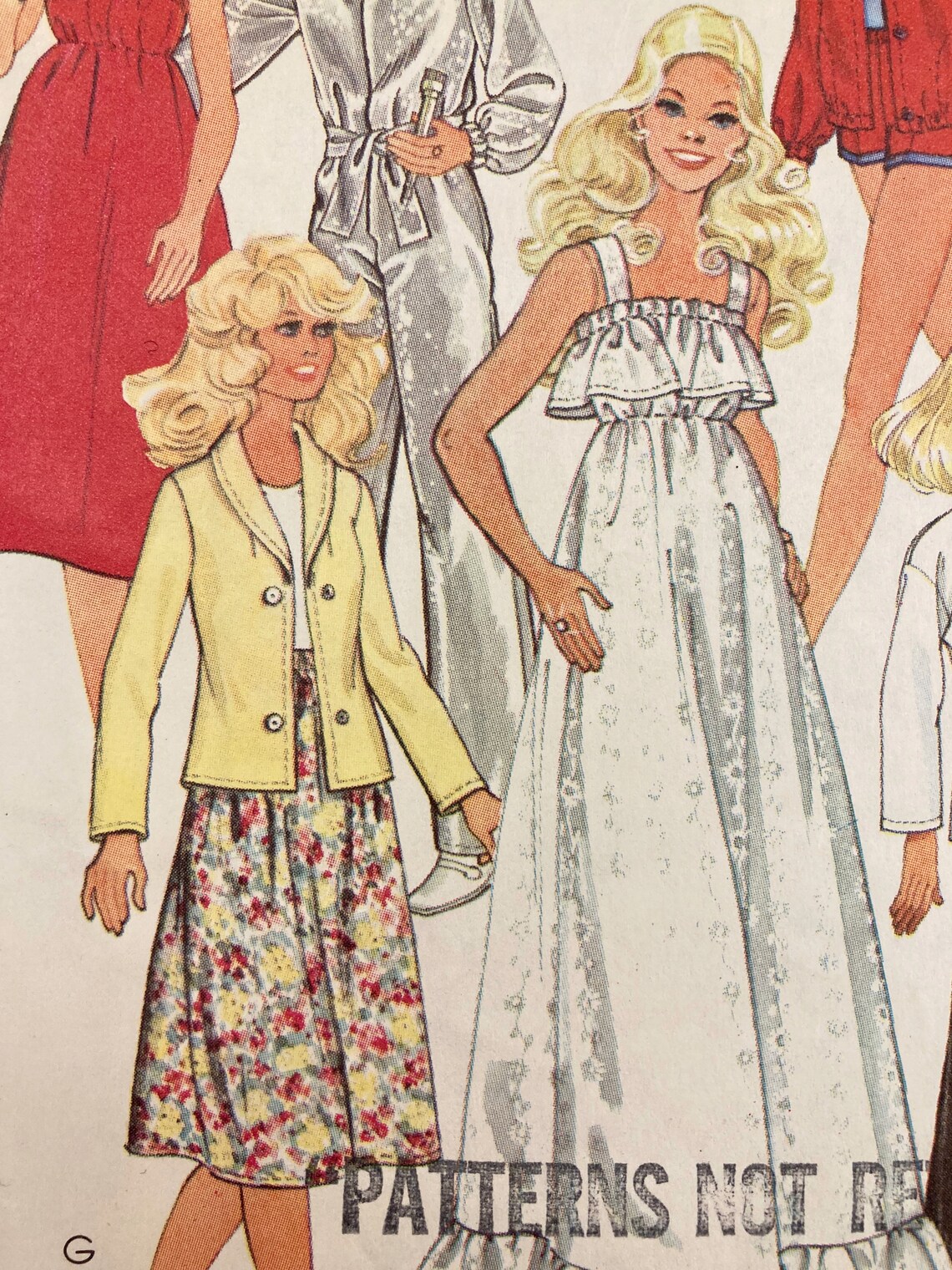 Vintage Doll Clothing Sewing Pattern 1970s I Vintage Mccalls | Etsy