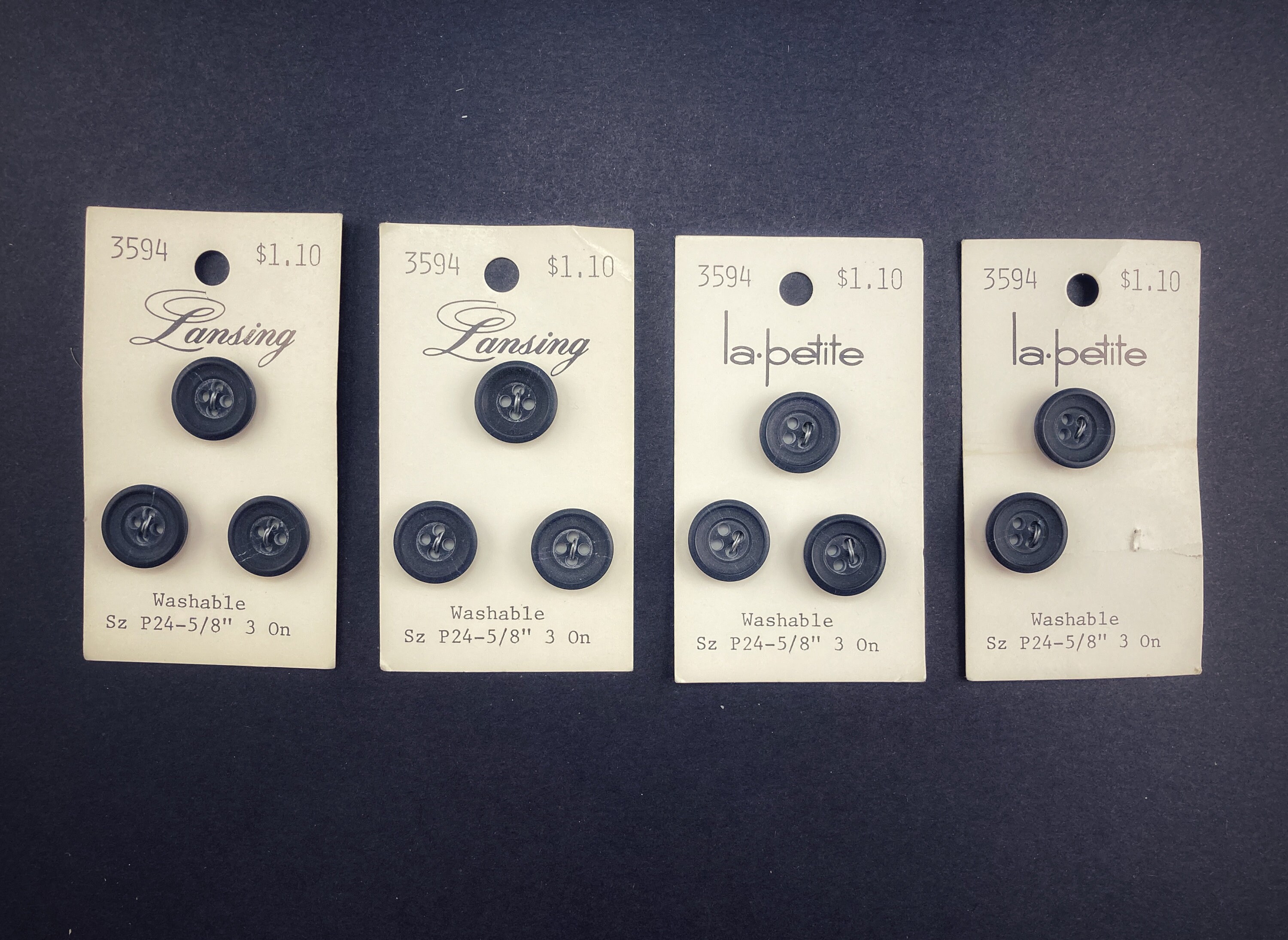 Vintage Blue Matte Finish Buttons I Navy Buttons I Shirt Buttons I ...